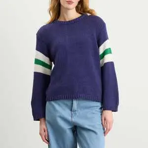 Obey Zone Stripe Crewneck Sweater