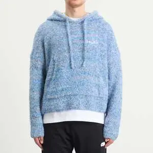 COLE BUXTON Boucle Hoodie - Blue