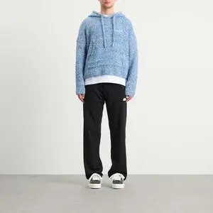 COLE BUXTON Boucle Hoodie - Blue