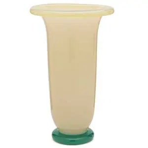 HAY Empire Vase Large - Sand/lemon/green