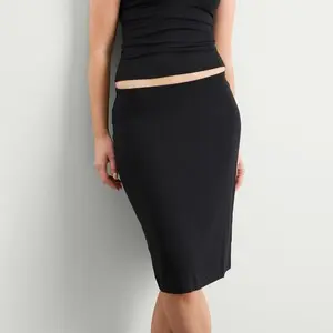 SKIMS Smooth Lounge Midi Skirt