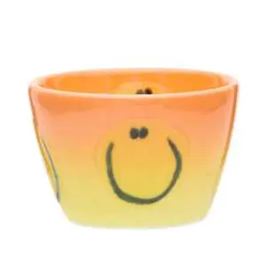 FRIZBEE CERAMICS Super Cup Kawaii 75ml - Orange Yellow Gradient Smile