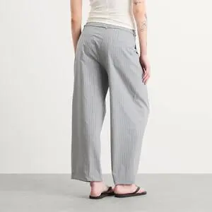DEIJI STUDIOS Tri Pleat Pinstripe Pants
