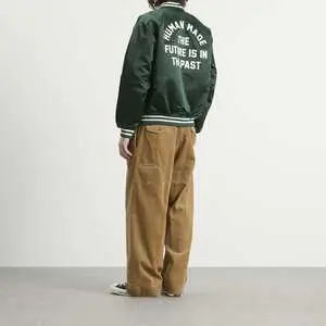HUMAN MADE Nylon Stadium Jacket - Green