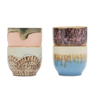 HKLIVING Café Cups Set Of 4 - Lagoon