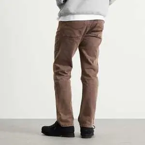 DIME Straight Denim Pants - Brown Washed