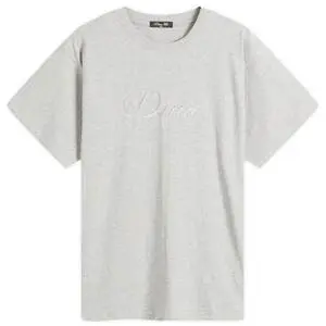 DIME Cursive T-shirt - Heather Grey