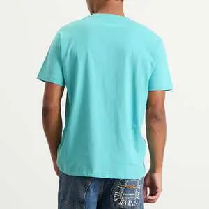 DIME Cursive T-shirt - Vintage Teal