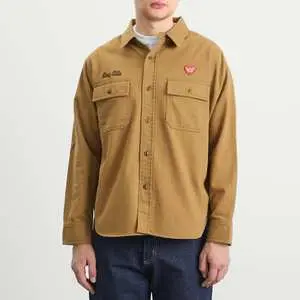 HUMAN MADE Work Shirt - Beige