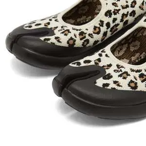 TABI FOOTWEAR Tabi Flat Sneaker - White Leopard