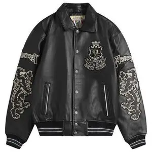 AVIREX Goth Varsity Leather Jacket