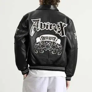 AVIREX Goth Varsity Leather Jacket