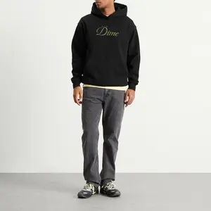 DIME Cursive Hoodie - Black