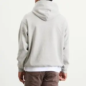 DIME Cursive Hoodie - Heather Grey