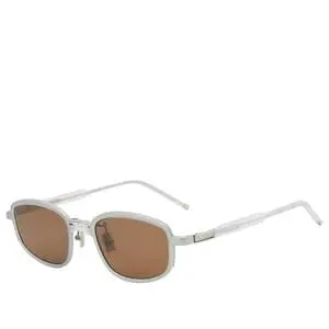 A. SOCIETY Bergan Sunglasses - Silver/brown