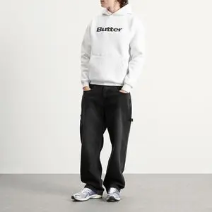 BUTTER GOODS Ripstop Logo Applique Hoodie