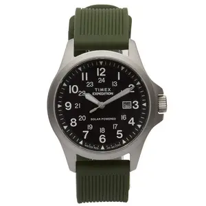 Timex® Expedition Field Post Solar 41mm Watch - Black/green