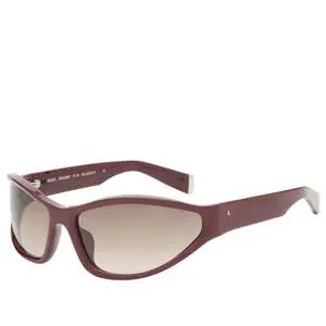 A. SOCIETY Lindsey Sunglasses - Burgundy/brown Gradient