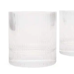 FERM LIVING Ripple Tumbler Glasses Set Of 2 - Clear