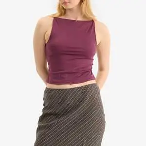 Good American Weightless Scuba Sleeveless Tank - Fig