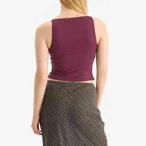 Good American Weightless Scuba Sleeveless Tank - Fig