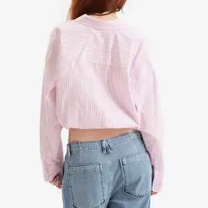 Good American Poplin Bubble Shirt