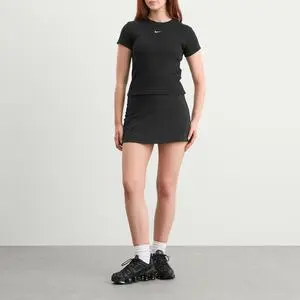 Nike Tight Ribbed T-shirt - Black