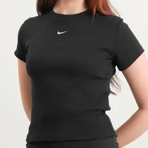 Nike Tight Ribbed T-shirt - Black