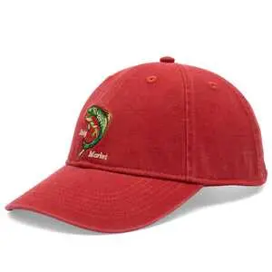 FORET Catch Washed Cap - Red