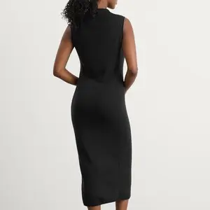 Nike Wool Classics Knit Midi Dress - Black