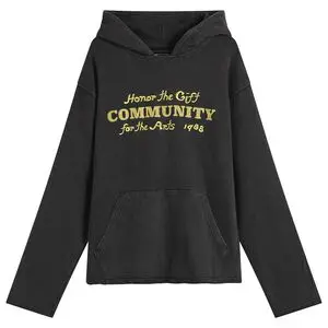 HONOR THE GIFT Vintage Wash Logo Hoodie - Black
