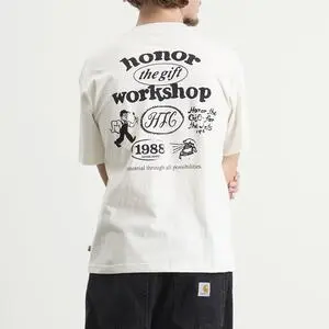 HONOR THE GIFT Honor Workshop T-shirt - Bone