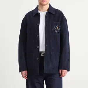 Drole De Monsieur Pinstriped Jacket