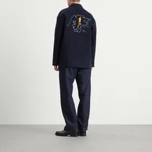 Drole De Monsieur Pinstriped Jacket