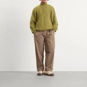 MELLOW CLO Everyday Stretch Nylon Trousers - Brown