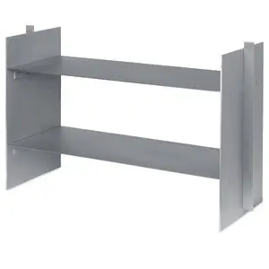 FERM LIVING Lager Low Rack - Aluminium