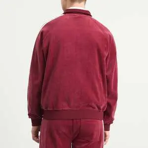 Drole De Monsieur Velvet Zip Track Jacket