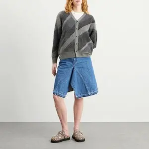 Toga Regimental Knit Cardigan