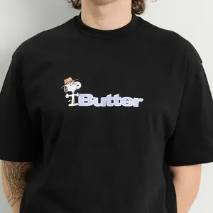 BUTTER GOODS X Peanuts Spike Logo T-shirt