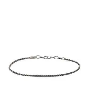 SERGE DENIMES Wheat Chain Bracelet - Silver