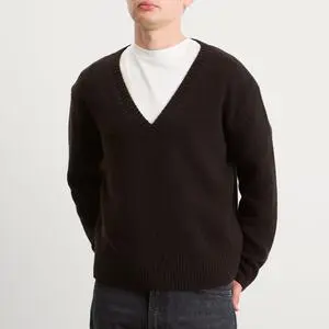 Dries Van Noten Wool Cashmere V-neck Jumper