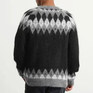 NOMARHYTHM TEXTILE Hand Knit Snowflake Sweater
