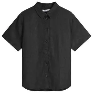 SAMSØE SAMSØE Mina Short Sleeve Linen Shirt