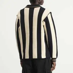 F.C. REAL BRISTOL Stripe Knit Football Shirt