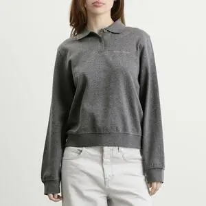SAMSØE SAMSØE Sadory Long Sleeve Polo Top