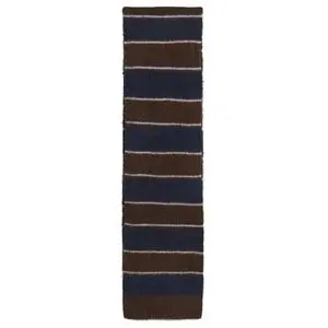 SAMSØE SAMSØE Sajeanne Stripe Scarf - Black Coffee Stripe
