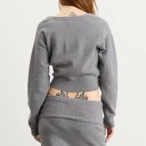 SKIMS Textured Knit Crop Cardigan