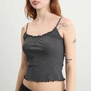 DEIJI STUDIOS Flounce Tank - Grey