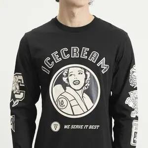 ICECREAM Multi Graphic Longsleeve T-shirt
