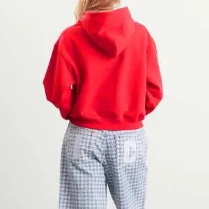 ICECREAM College Cropped Hoodie - Red